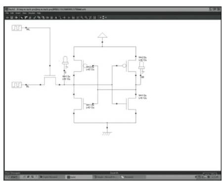 Figure 2. Schematic of 5T SRAM Cell