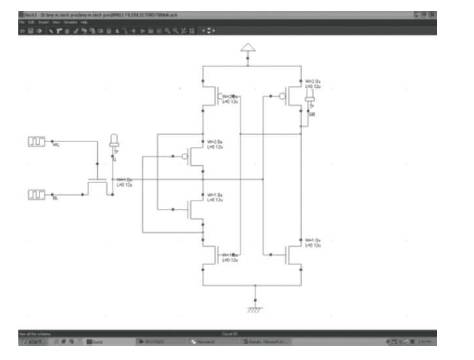 Figure 5. LECTOR Technique based Single ended SRAM