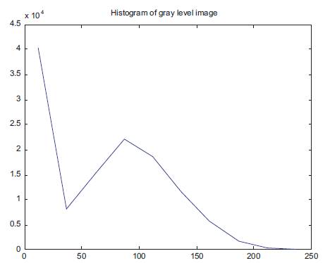 Figure 2. Histogram of Gray Level Image
