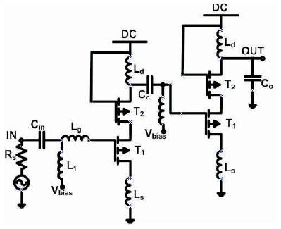 Figure 1. Designed LNA Circuit