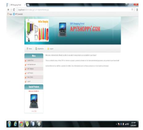 Figure 2. Homepage of Proposed System