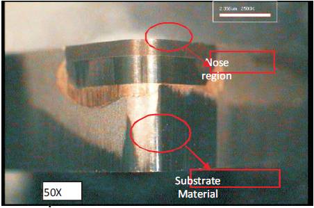 Figure 14. SEM image of Fresh PCD 1500 grade